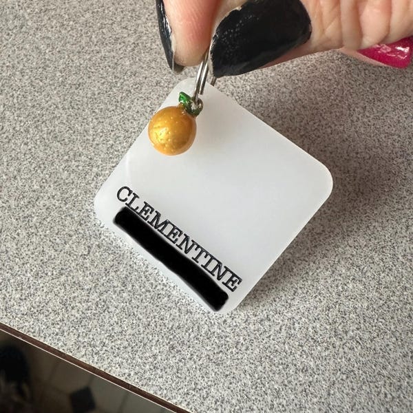 Frosted Dog Tag, Personalized Dog Tag, Dog Id Tag, Cat Name Tag, Pet ...