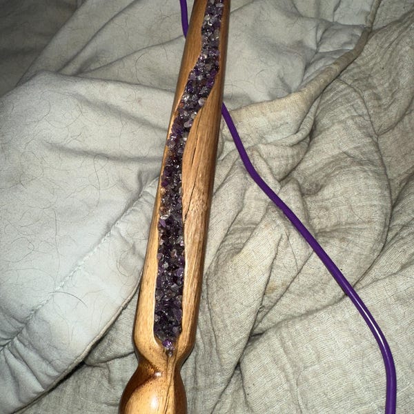 Scorpion Walking Stick Made With Kwila Wood and Smoky Quartz Top ...