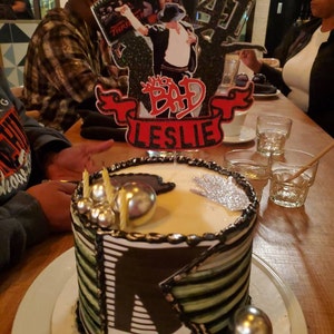 Michael Jackson Cake Topper, Who's Bad Cake Topper, King of Pop Cake ...