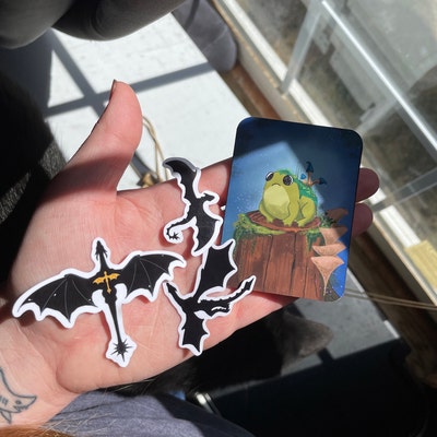 Sticker Fourth Wing Fantasy Sticker Bookish Sticker Booktok Gift for ...