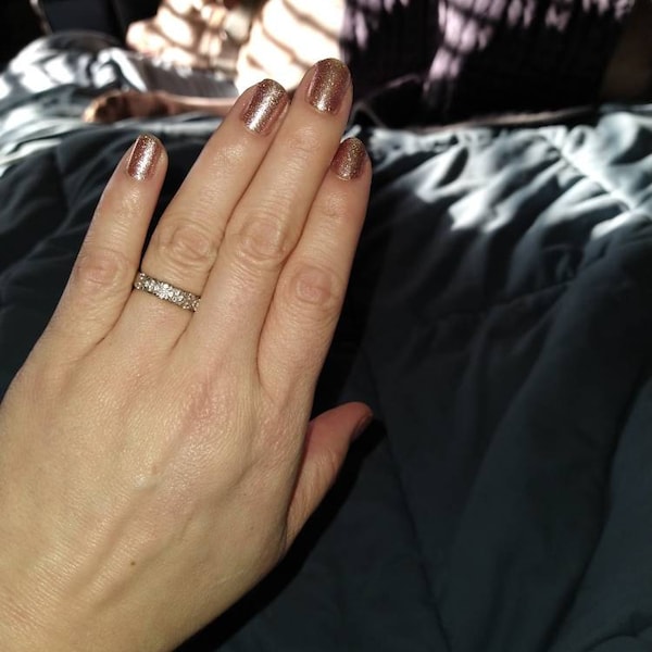 Chelsea - Pale Rose Gold Holographic Metallic Nail Polish - Etsy