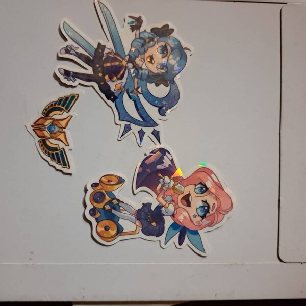 3 Hololive Chibi Pins Cute Holographic Anime Vtubers Holomyth Holoen ...