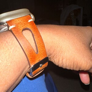 Brown Leather Apple Watch Band 38mm 40mm 41mm 42mm 44mm 45mm 49mm ...