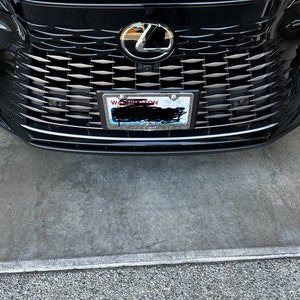 3D ////AMG Emblem Badge Black Aluminum Metal Vanity Front License Plate ...