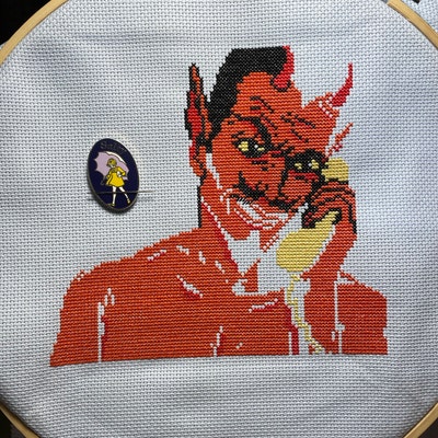 Maybe Tomorrow Satan / Funny Cross Stitch Pattern / Satan Cross Stitch ...