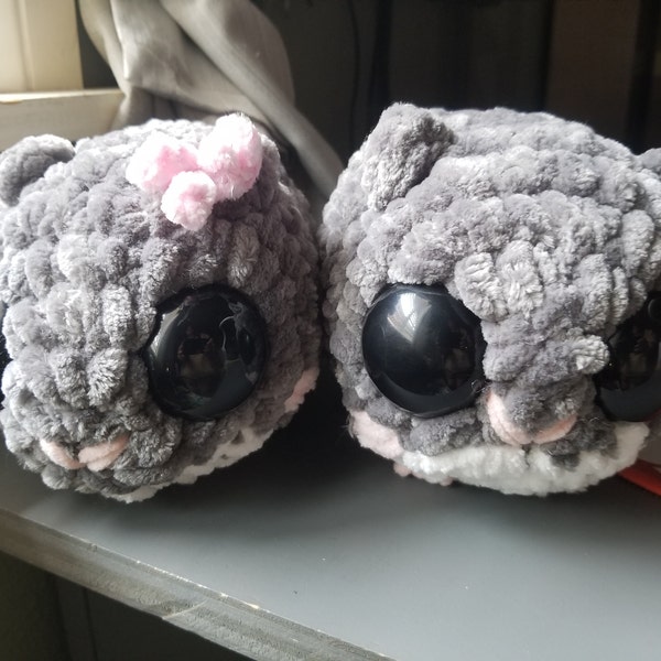 Handmade Crochet Sad Hamster Plush - Etsy