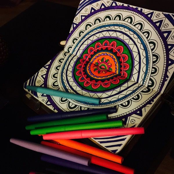 COLORING BOOK Volume 1 - Traveler's Notebook Insert - Etsy