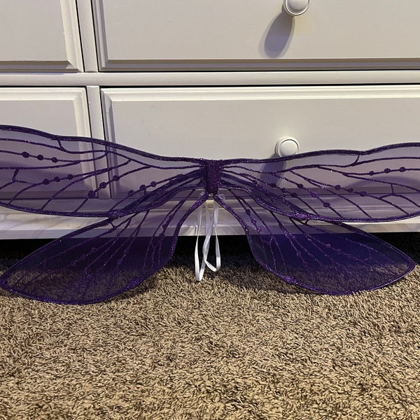 Silver Moon Fairy Wings - Large Adult Fairy Wings, Butterfly Wings for ...