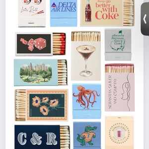 Custom Matchbook Digital Print Wall Art, Custom Matchbook Art, Gift for ...