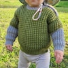 CROCHET PATTERN Children's Ribbed Sweater Knit-like Ribbing child Sizes ...