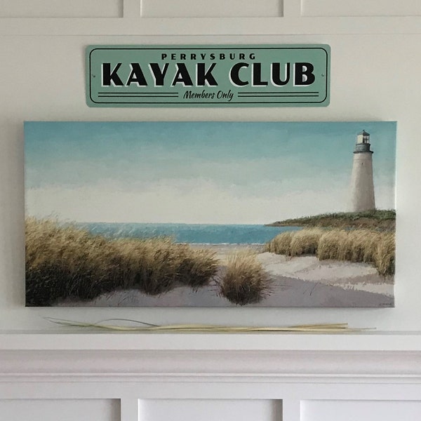 Yacht Club Sign, Personalized Members Only Sign, Custom Beach House ...