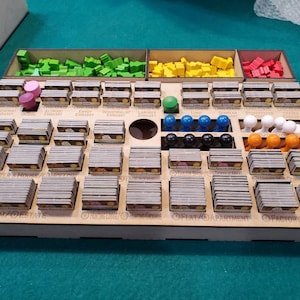 Insert for Food Chain Magnate to Hold Sleeved Cards - Etsy