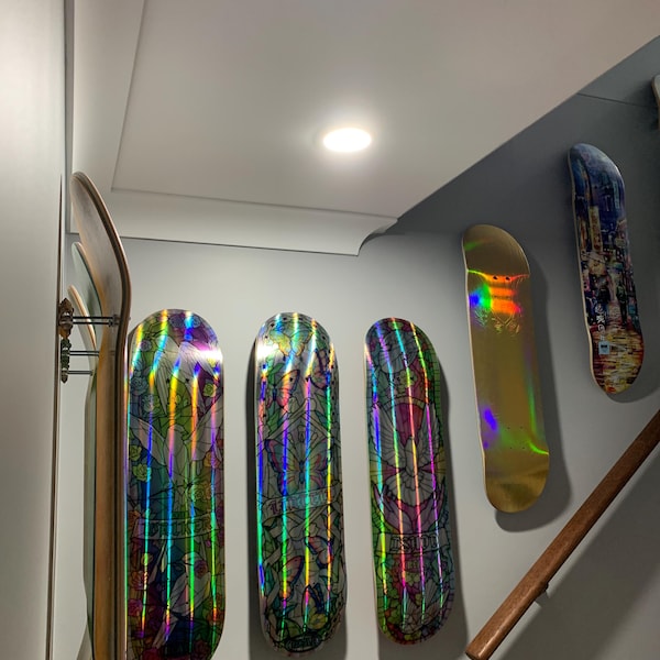Skateboard Wall Mount, Skateboard Hanger, Skate Deck Vertical Mount ...