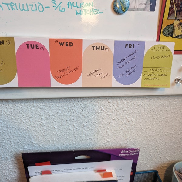 Weekly Keyboard Planner Pad Desk Planner | Weekly Notepad | to Do List ...