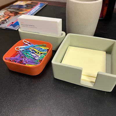 Desk Accessories Set Post-it Holder Pen Cup Desk Organizer Desk Set ...