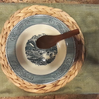 3-pack Large Rectangular Water Hyacinth Wicker Baskets With Wooden ...