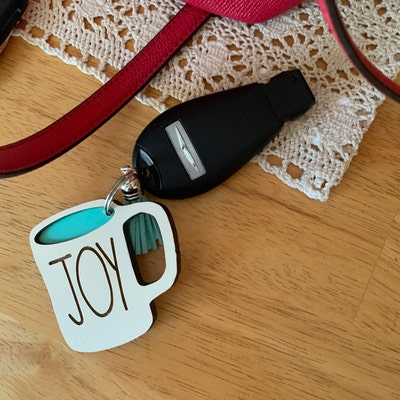 Rae Dunn Inspired Mug Key Chains - Etsy