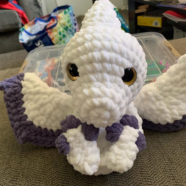 Pterodactyl Snuggler | Dinosaur | PDF Crochet Amigurumi Pattern - Etsy