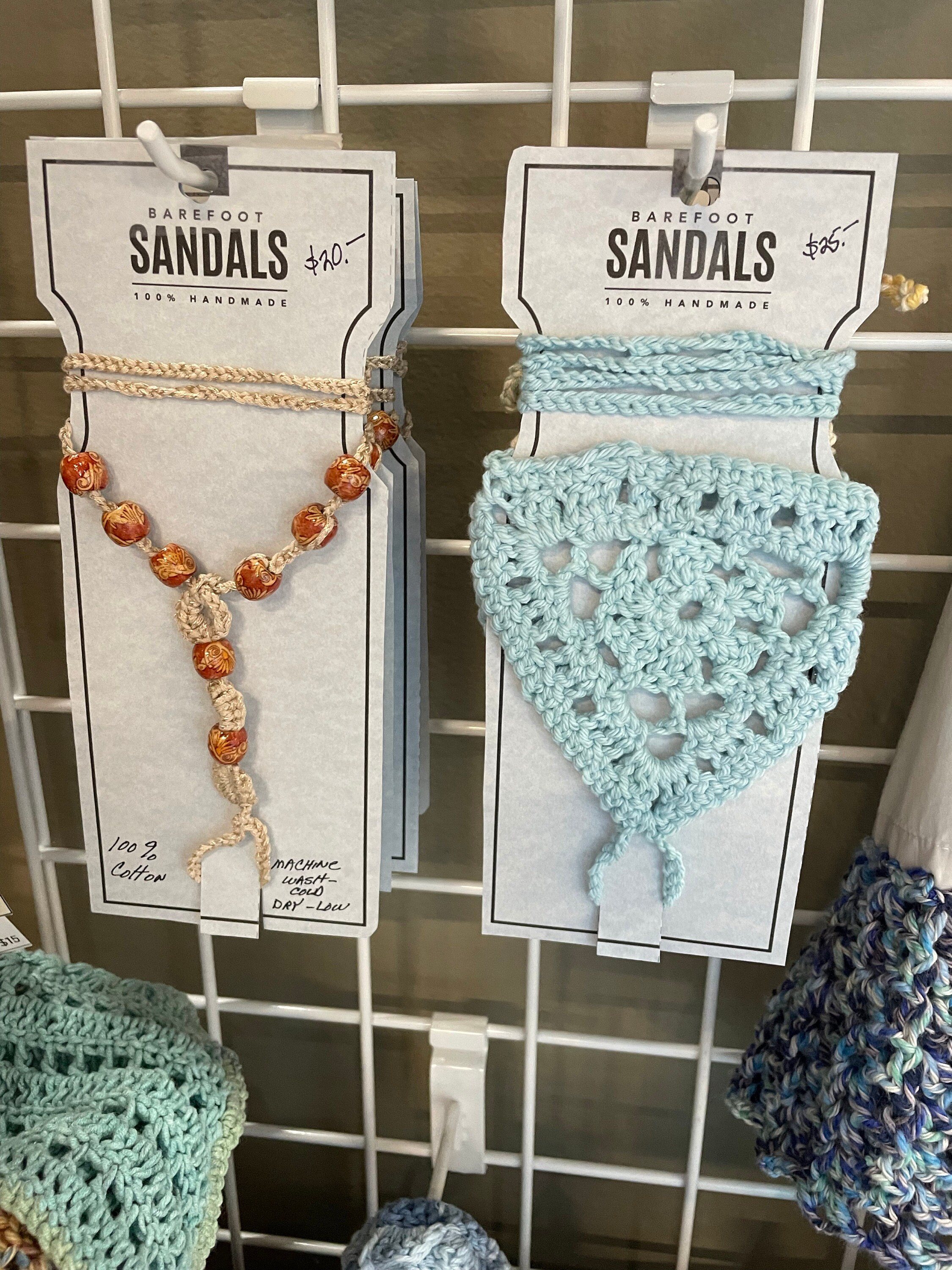 PRINTABLE Barefoot Sandals Display Cards - Digital PDF - Market tags ...