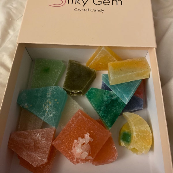 Edible Treasure Box, Kohakutou Candy Box, Crystal Candy, Edible Gem ...