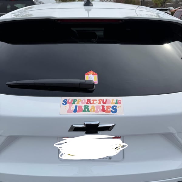 Library Bumper Sticker, Library Bumper Magnet, Librarian Sticker ...