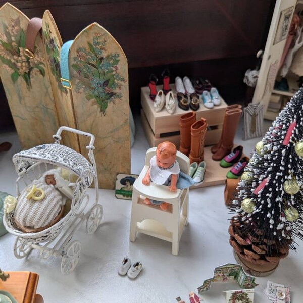 Miniature Wodden School Desk Scale 1:12. Making Handmade. - Etsy