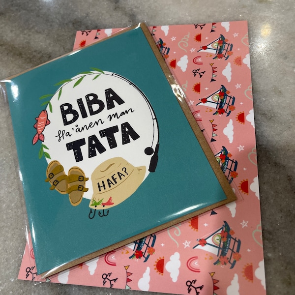 Chamorro Father’s Day Card, Biba Ha’ånen Man Tata Greeting Cards ...