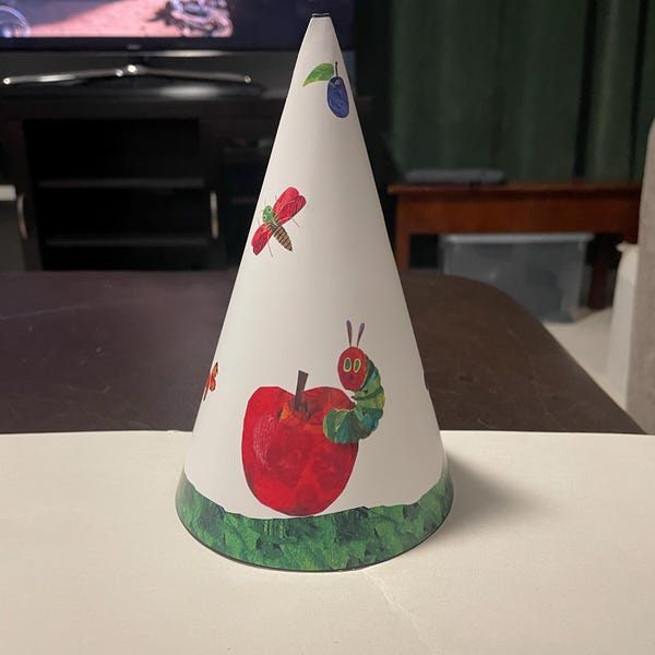Very Hungry Caterpillar First Birthday Party Hat Decoration Birthday ...