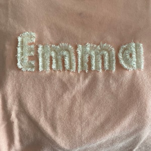 Cute Fluffy Fringed FONT Machine Embroidery Designs in Assorted Sizes ...