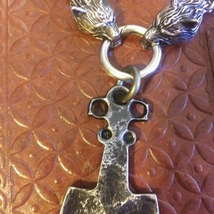 Hand-forged Steel Viking MJOLNIR Thor's Hammer Pendant --- Norse ...