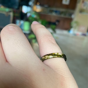 Wood Ring 5 Year Anniversary Wooden Ring Custom Wooden Ring | Etsy