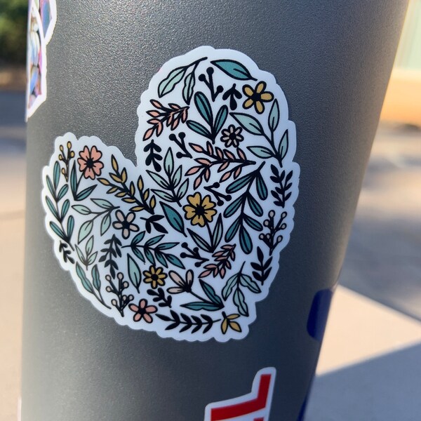DIY Daisy Decal, Retro Decal, Floral Decal, Flower Stickers, Laptop ...