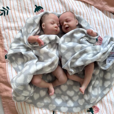 READY NOW Beautiful Baby Girl Asleep Crying Cuddle Body Hand-painted ...