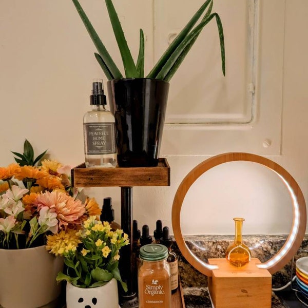 Black Walnut Cup Diffuser | Home Decor | Essential Oil | Rosewood/black ...