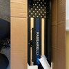 Engraved Personalized Police Gear Rack Thin Blue Line Galvanized Steel ...