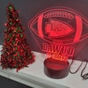Kansas City Chiefs, LED Football Sports Fan Lamp, Custom Made Night ...