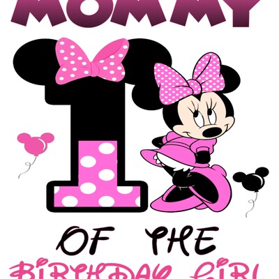 Disney Minnie Mouse Pink 3rd Birthday Design Family Bundle 3 - Etsy