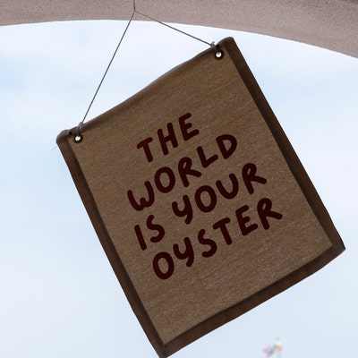 Mightier Than the Waves of the Sea Canvas Banner, Psalm 93:4 Sign ...