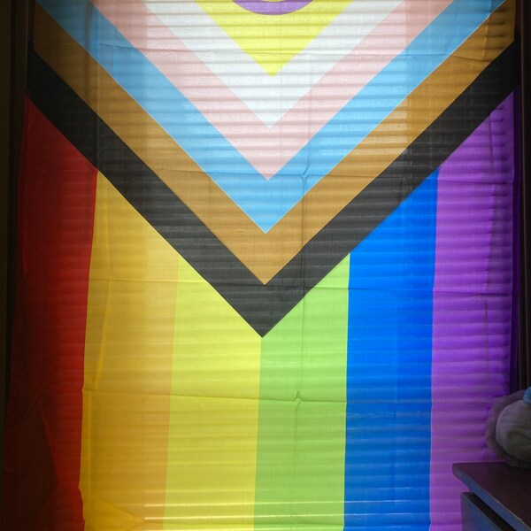 USA Gay Pride Flag 3'x5' LGBTQ Indoor Outdoor Waterproof Poly Us Flag ...