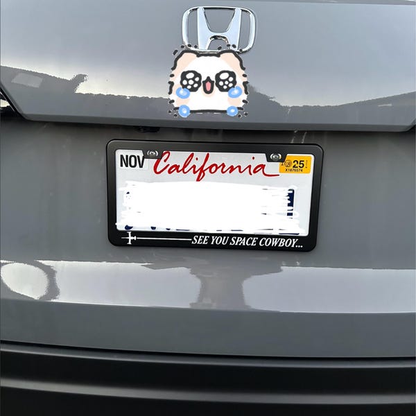 Swordfish See You Space Cowboy License Plate Frame - Etsy