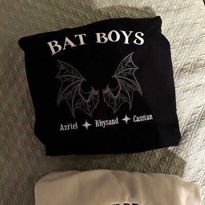 Bat Boys Sweatshirt / LICENSED ACOTAR Merch / Embroidered Acotar ...