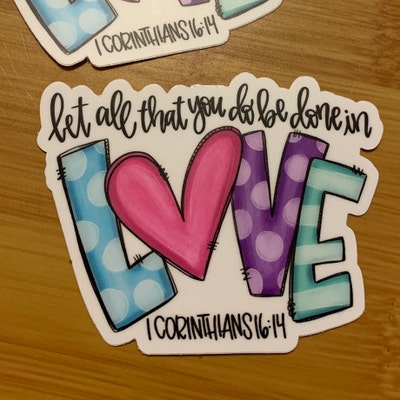 Love Corinthians Sticker Laptop Sticker Sticker Collector Vinyl Sticker ...