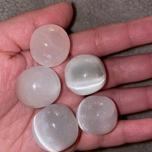 Selenite Tumbled Stones: Choose How Many Pieces premium Quality 'A ...