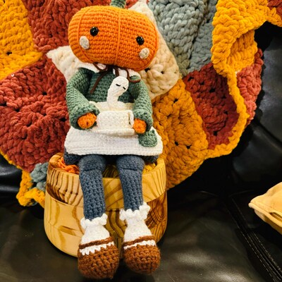 Halloween Crochet Pattern, Halloween Doll Amigurumi, Amigurumi Pattern ...