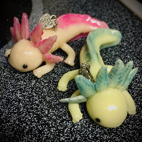 Axolotl Charm - Etsy