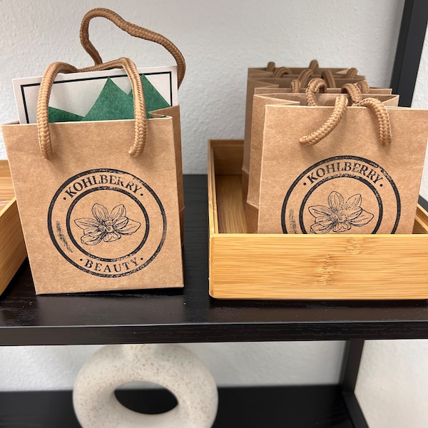 Custom Packaging Stamp, Gift Bag Stamp, Custom Stamp With Logo ...