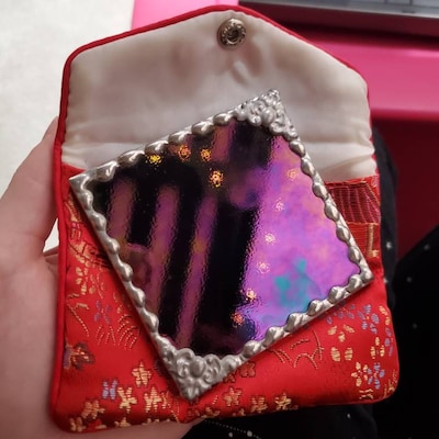 Stained Glass Purse Mirrorpocket Mirrordecorative ...