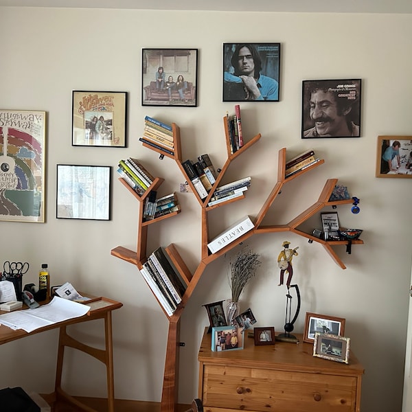 Unique Rustic, Tree Bookcases, Tree Branch Bookshelves, Book Stand ...