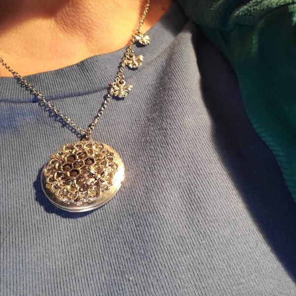 Mermaid Locket Necklace, Ariel's Locket, Little Mermaid Locket, Mermaid ...