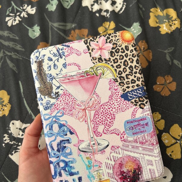 Retro Floral Kindle Case Custom,kindle Case With Hand Strap for Kindle ...
